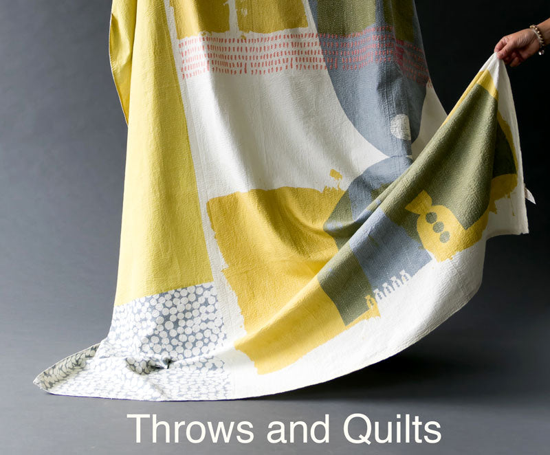 PilgrimWaters | Our signature handmade throw a unique modern design ...