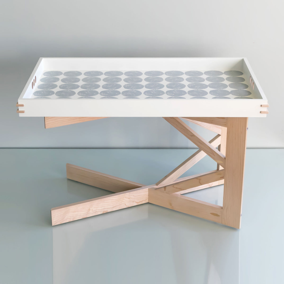 Large Maple Tray Stand Handmade in Gloucester | PilgrimWaters ...
